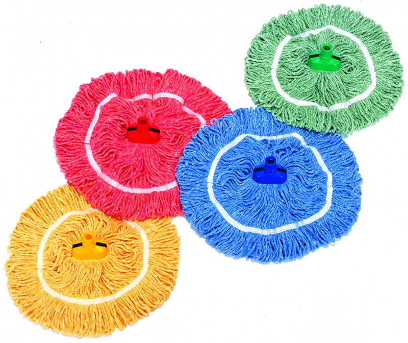 MAXI mop blauw, rond 60 cm - Smart Cleaning Center